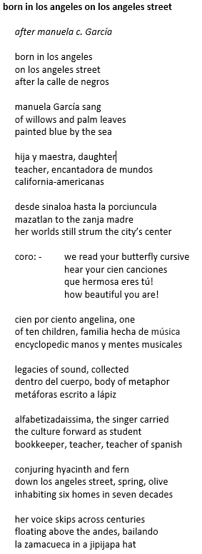 Versos y Besos / Born in Los Angeles on Los Angeles Street / Amy ...